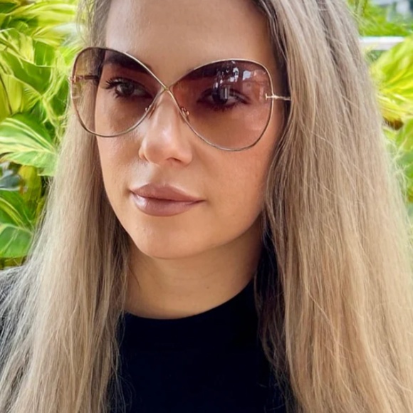 Tom Ford | Accessories | Nwt Tom Ford Nickie Tf842 28f Butterfly Frame ...